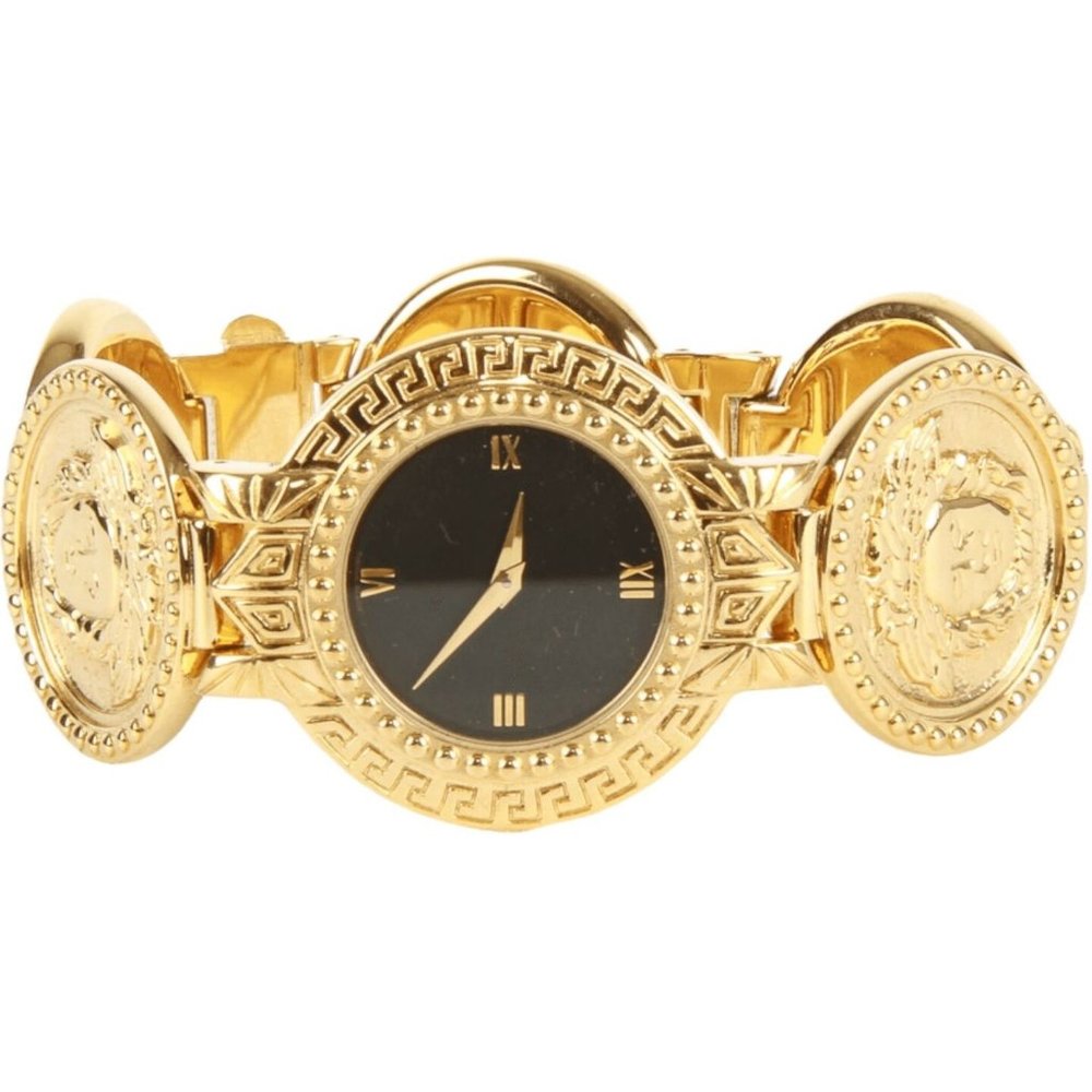 Authentic Gianni Versace Signature Medusa Head Gold P… - Gem